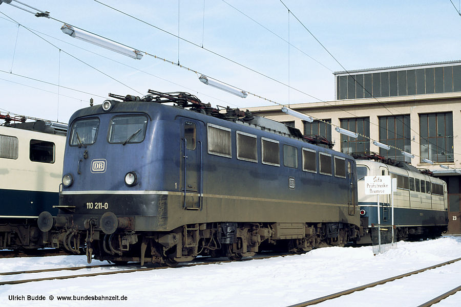 Die Bundesbahnzeit - Baureihe 110.1 | Varianten B-F-L-S