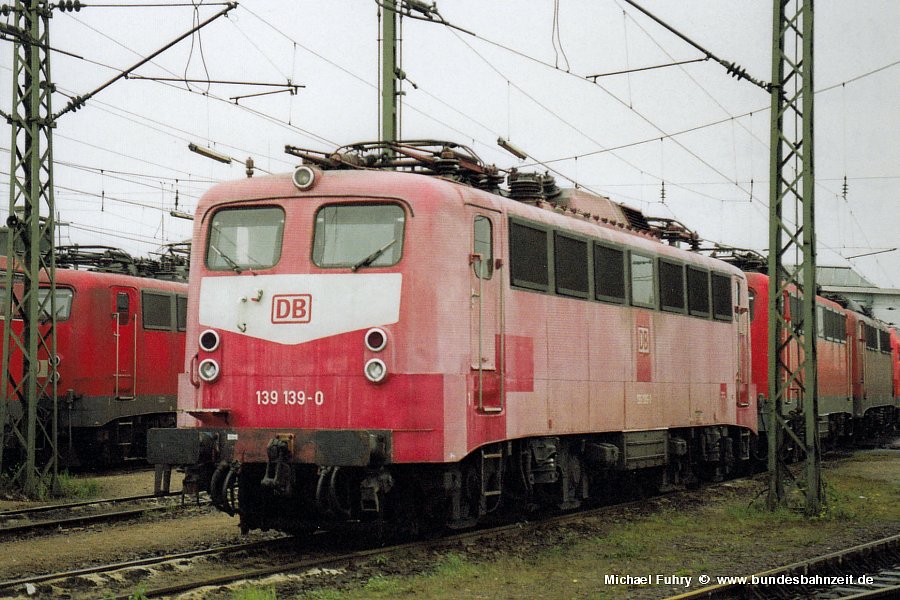 Die Bundesbahnzeit - Baureihe 139, 140 | Varianten B-F-L-S