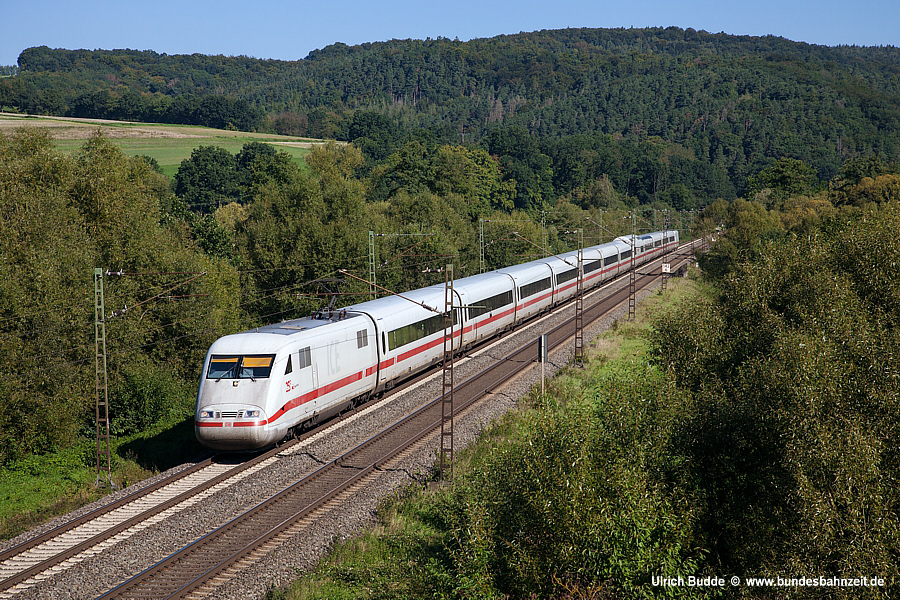 Die Bundesbahnzeit - ICE-Umleiter und Laugenzüge auf der Nord-Süd Strecke