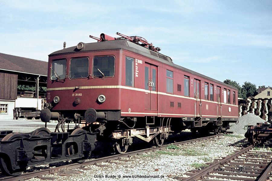 Die Bundesbahnzeit - ET-Direktion Stuttgart