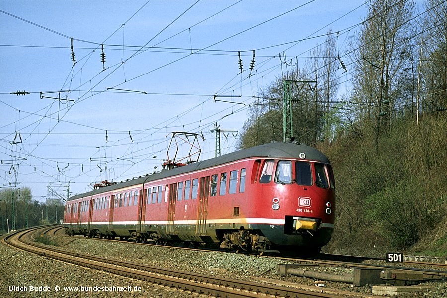 Die Bundesbahnzeit - ET30 – der Ruhrgebiets-Sprinter